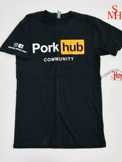 SMH *NEW* PORK HUB T - Front logo – Smashing Massive Hogs