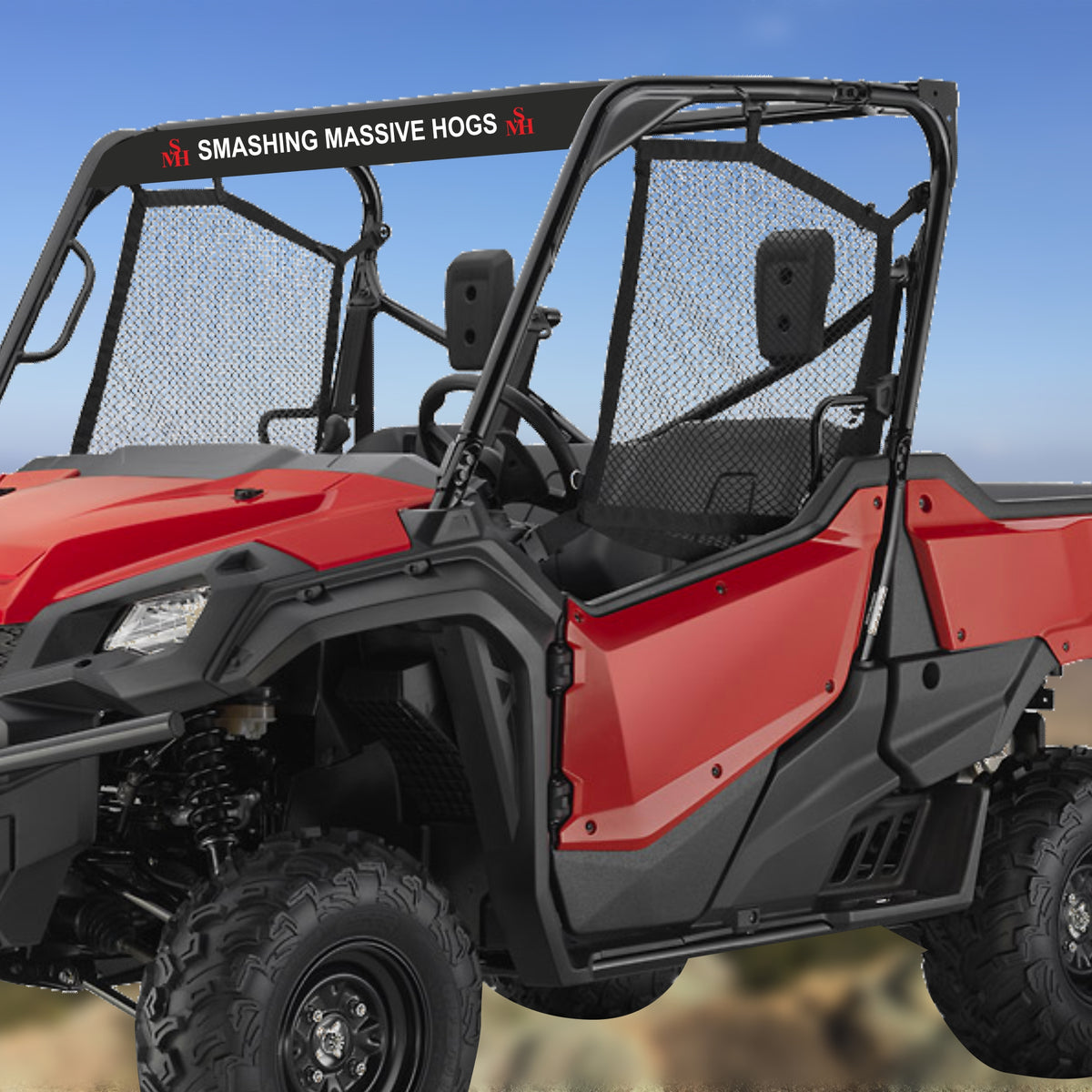 Sticker - SMH Window Large – Smashing Massive Hogs